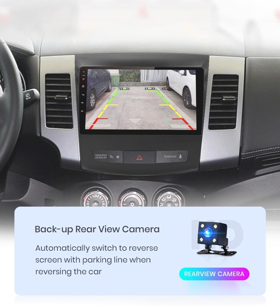 Android 11.0 2G+32G Car Stereo For Mitsubishi Outlander Reverse camera ...
