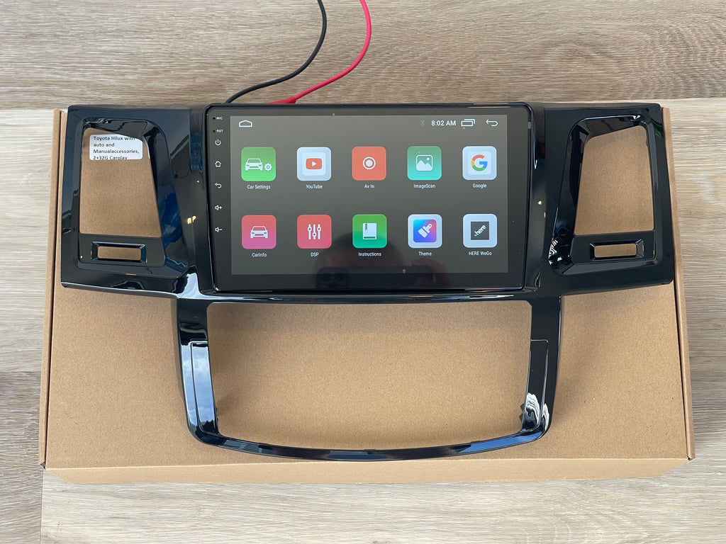 9” Car Stereo For Toyota Hilux 2005 - 2015 Supports Apple CarPlay Andr ...