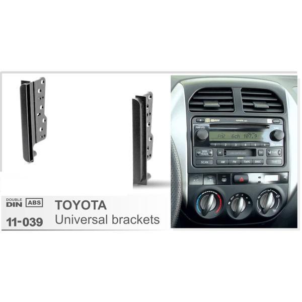 Brackets For TOYOTA Universal Side Brackets 2Din Stereo Panel Mounting ...