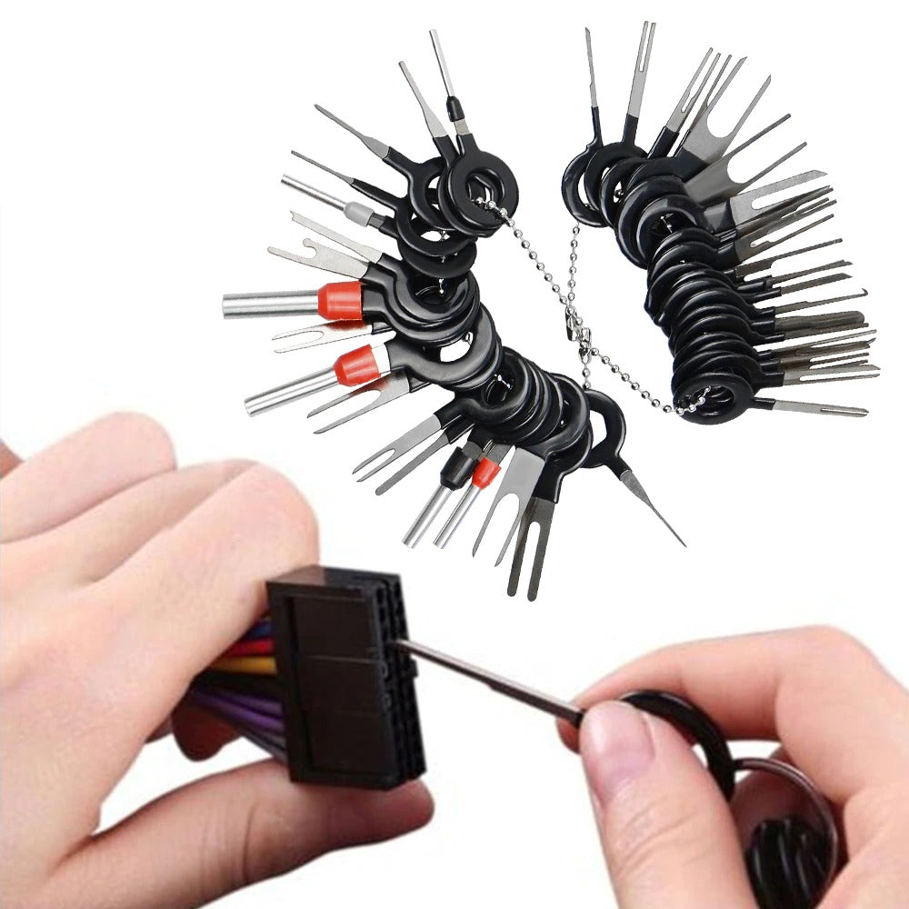 41pcs Car Terminal Removal Tool Wire Plug Connector Extractor Puller R ...